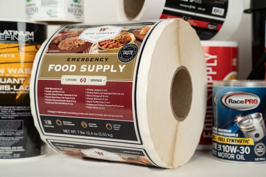 Roll Labels for Custom Product and Packaging Labels